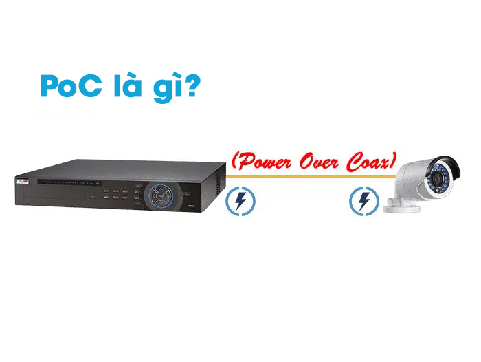 Power Over Coax (PoC) cho camera quan sát là gì?